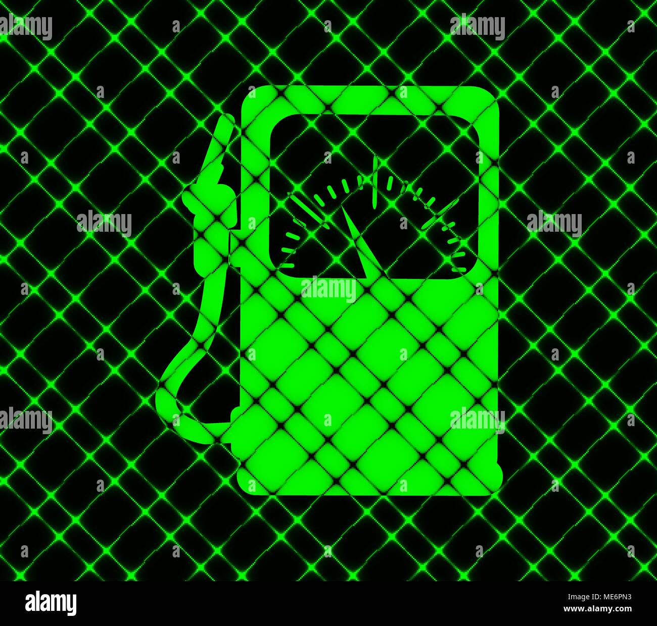 Gas, fuel station Flat modern web button and space for your text ...