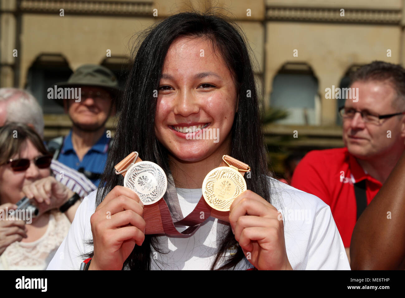 Commonwealth Games Team England Parade High Resolution Stock ...