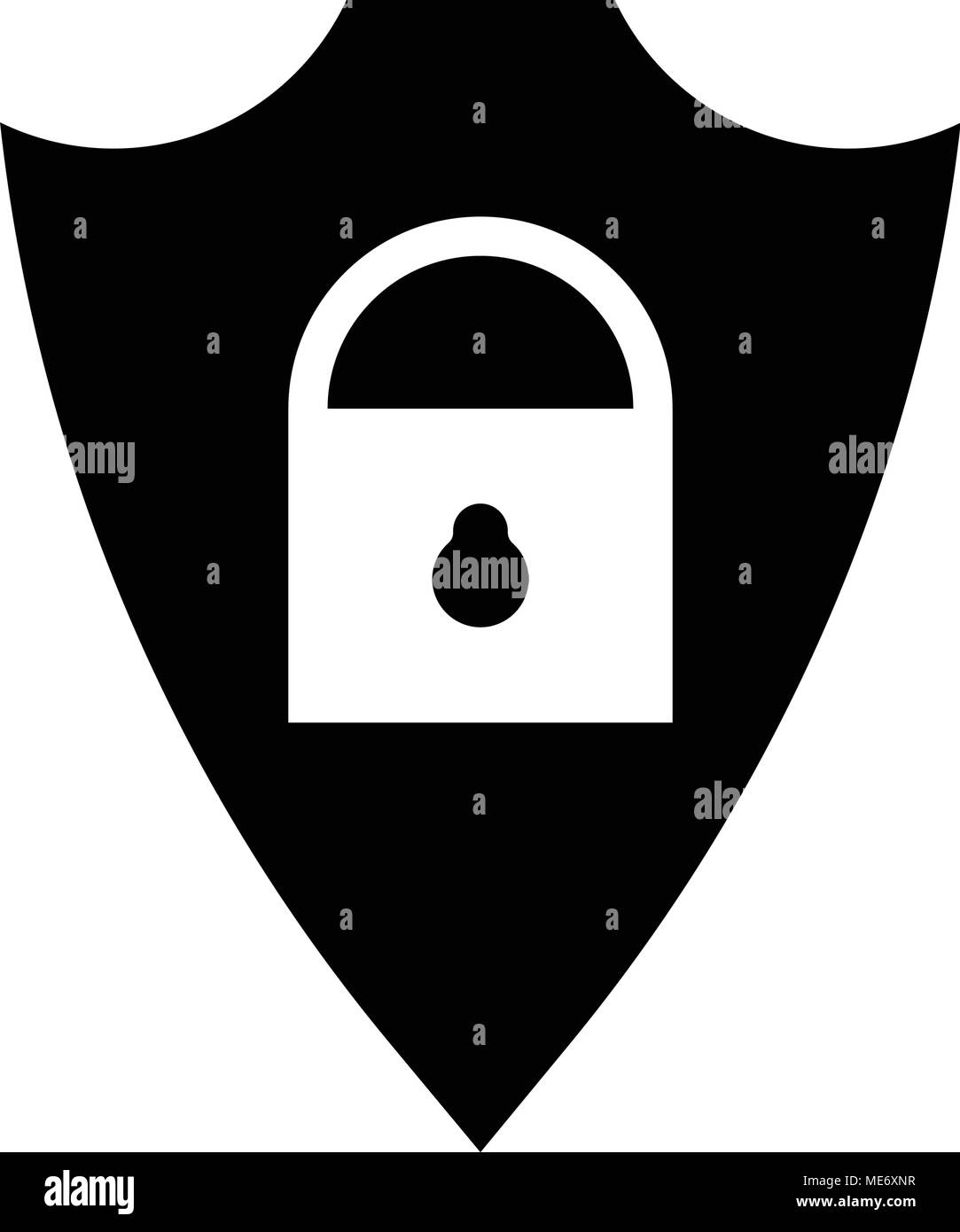 Cyber security icon Black and White Stock Photos & Images - Alamy