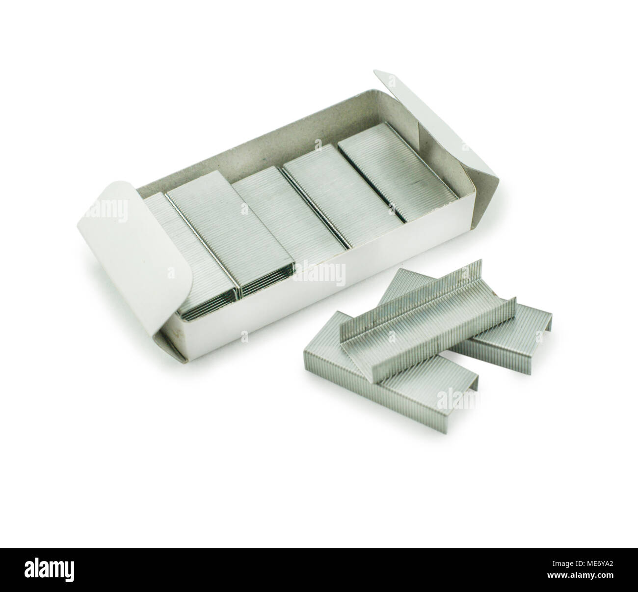 Staples isolated on white background. For your commercial and editorial ...