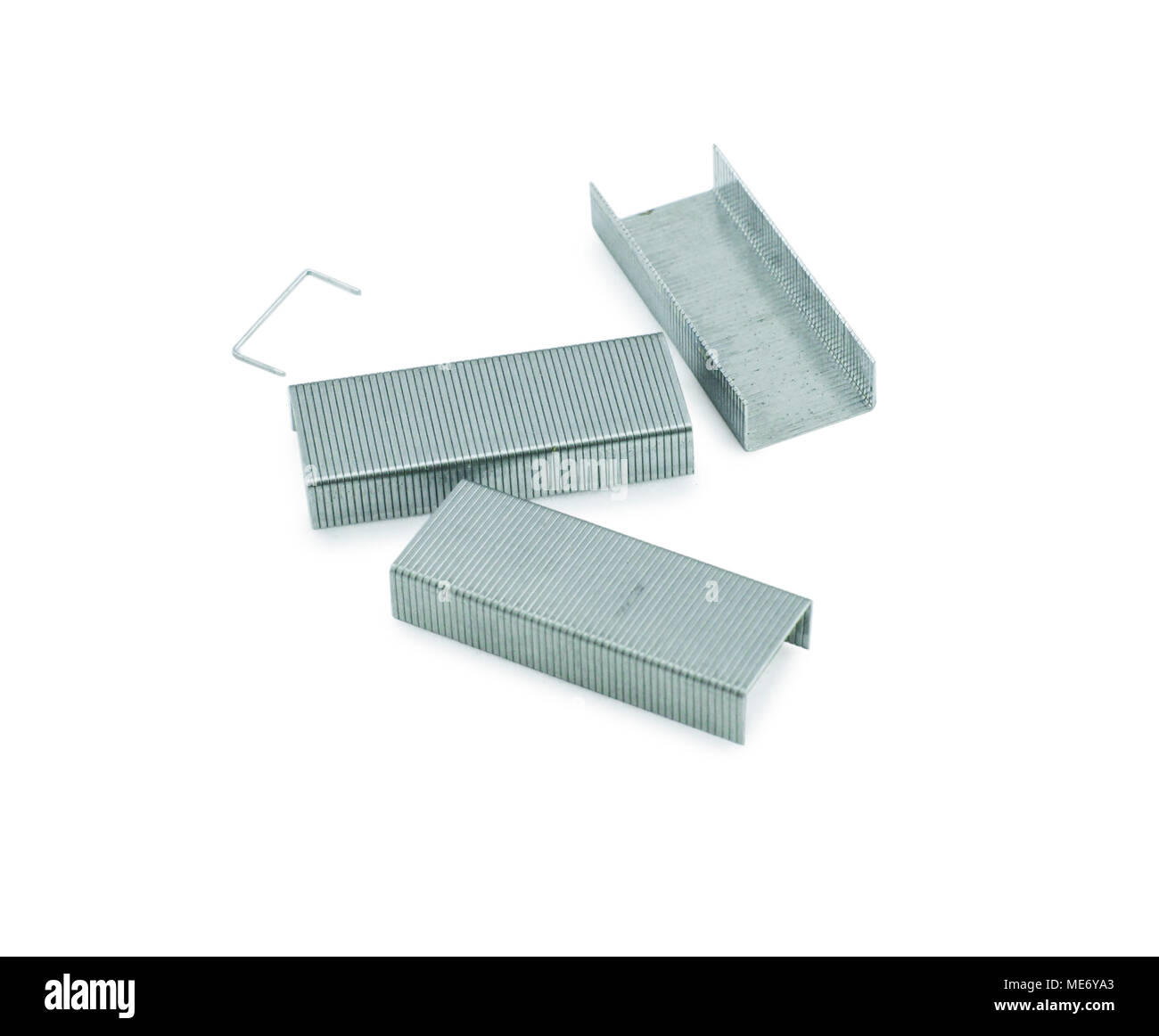 Staples isolated on white background. For your commercial and editorial ...