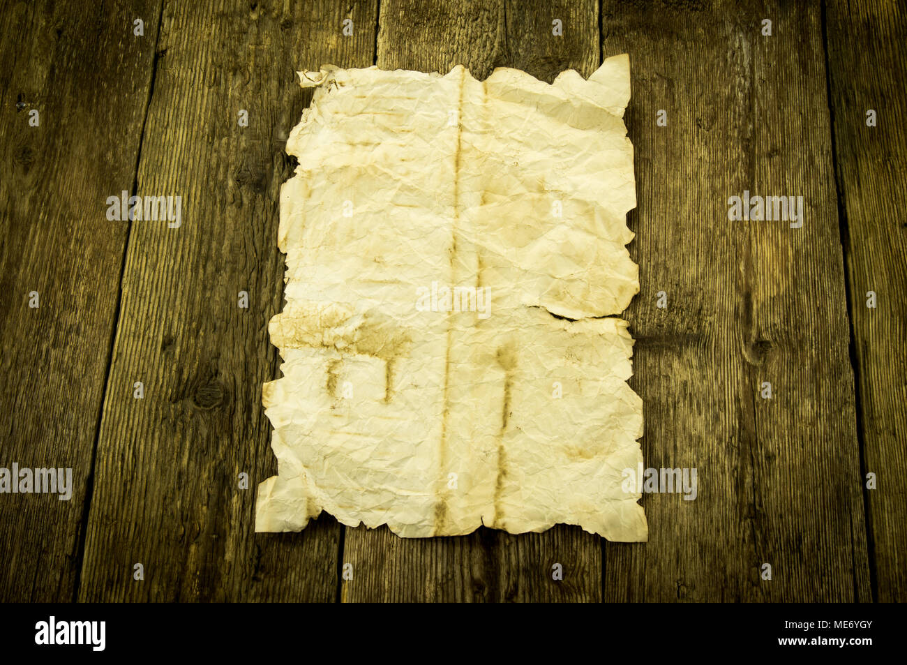 old paper on wood background. For your commercial and editorial use ...