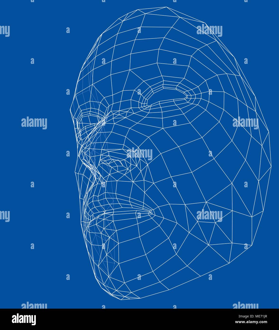 Wire Outline Of Eye High Resolution Stock Photography and Images - Alamy