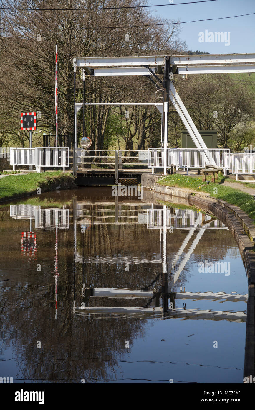 The Brecon Canal Bridge at Talybont on Usk, South Wales Stock Photo - Alamy