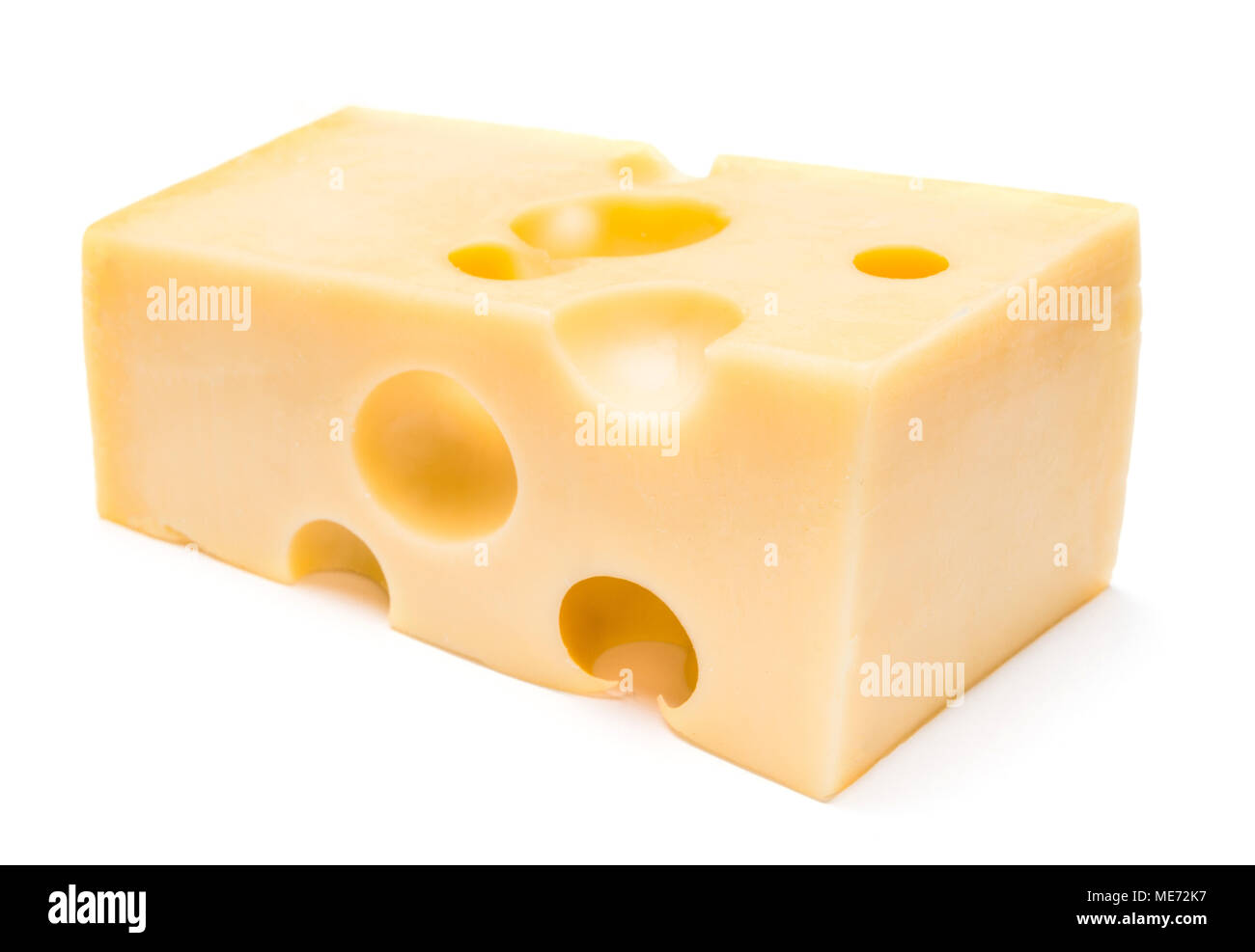 cheddar cheese isolated on white background Stock Photo - Alamy