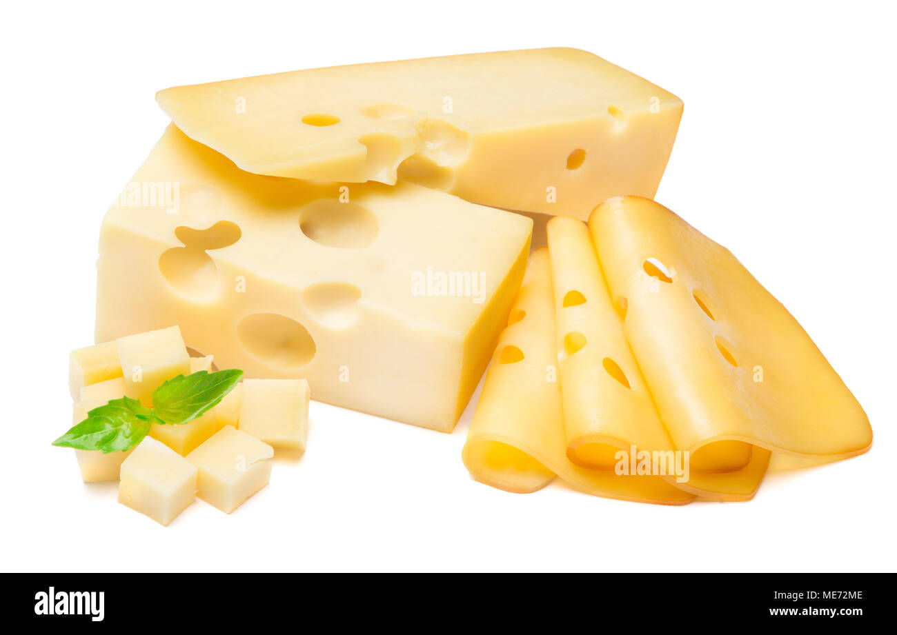 cheddar cheese isolated on white background Stock Photo - Alamy