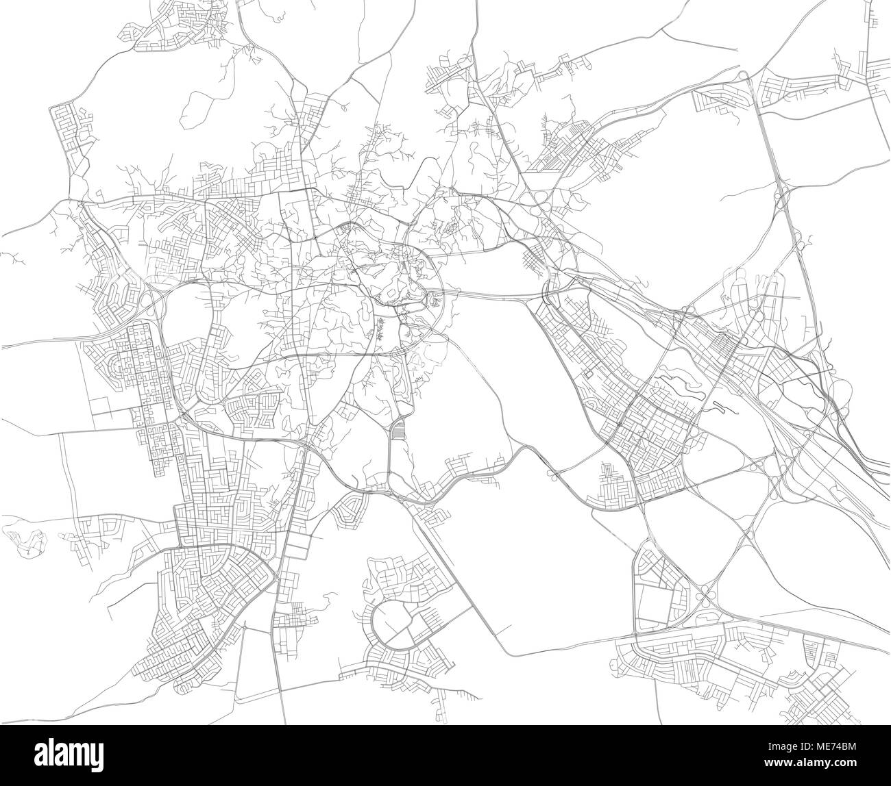 Mecca map, Makkah is a city in the Hejazi region of the Arabian ...