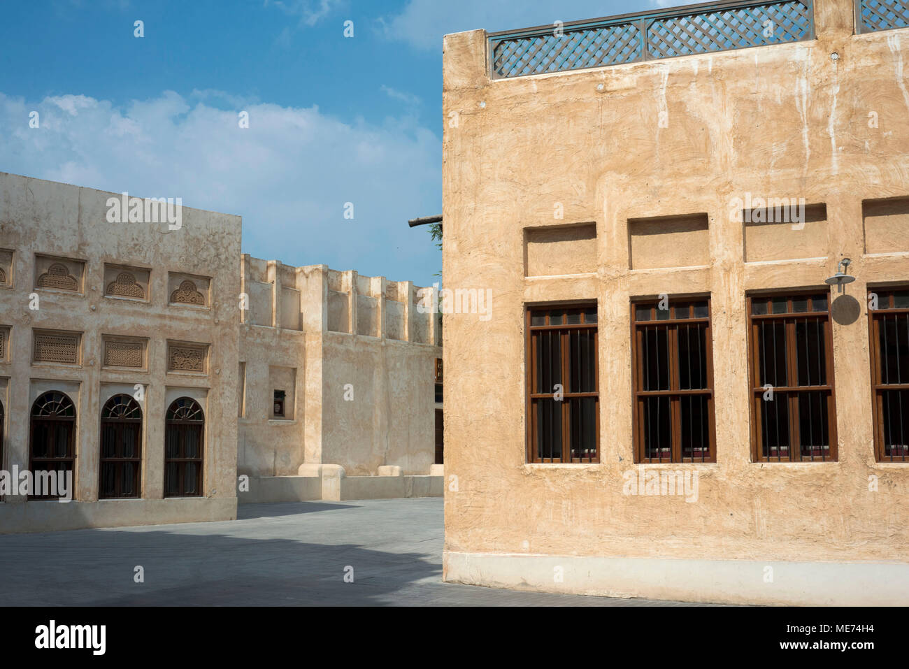 Old buildings in downtown, Souq Waqif, Doha, Qatar Stock Photo - Alamy