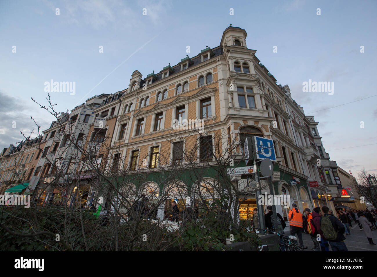 Buildings around the city center of Bonn, North Rhine Westphalia ...