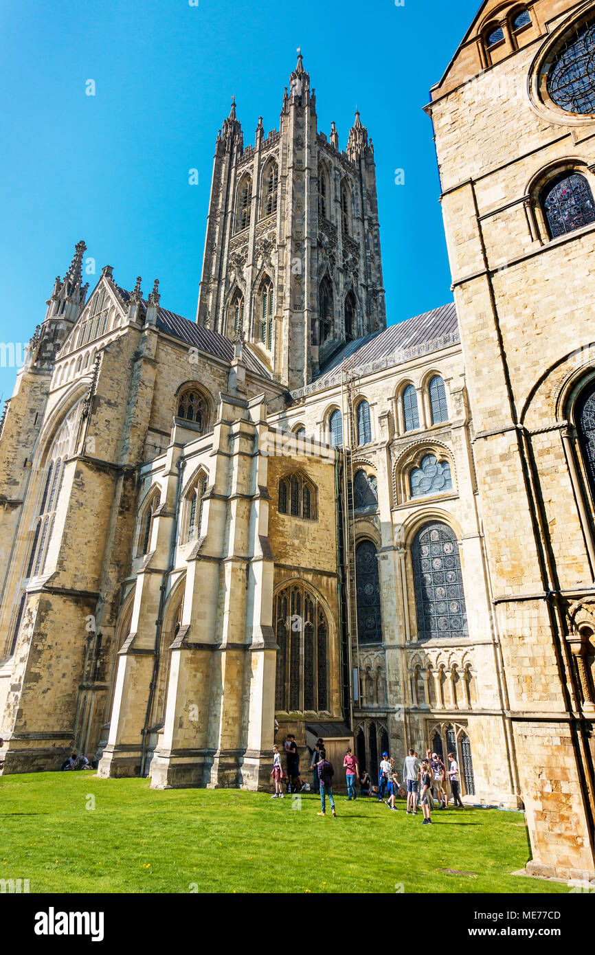Canterbury Cathedral,Bell Harry Tower,Canterbury,Kent,UK Stock Photo ...