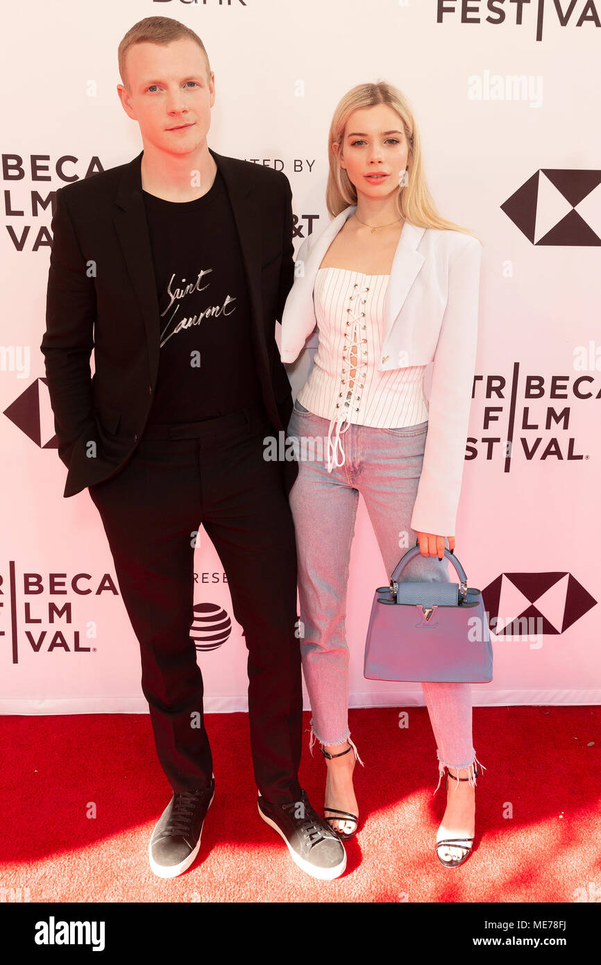 New York, United States. 20th Apr, 2018. Patrick Gibson and Joanna ...