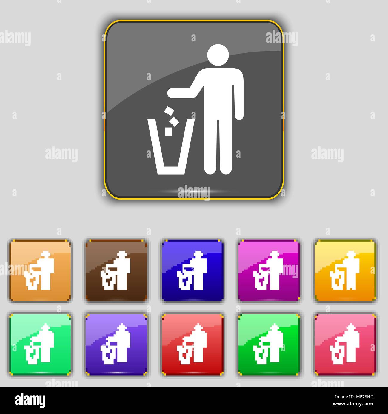 Pharmaceutical waste symbol Stock Vector Images - Alamy