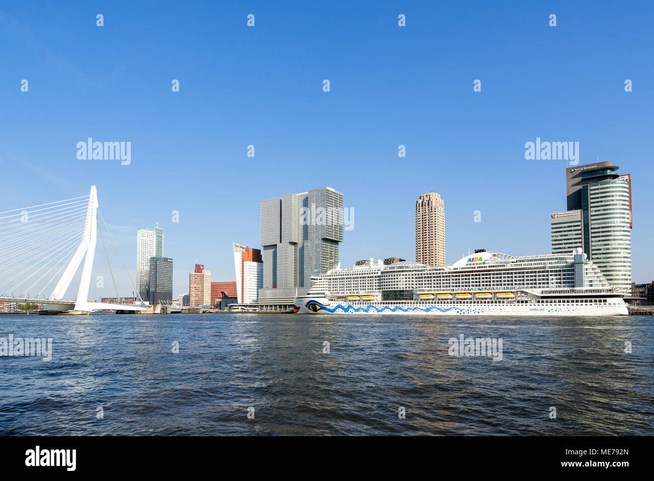 AIDAperla at Cruise Terminal Rotterdam. AIDAperla is the newest and ...