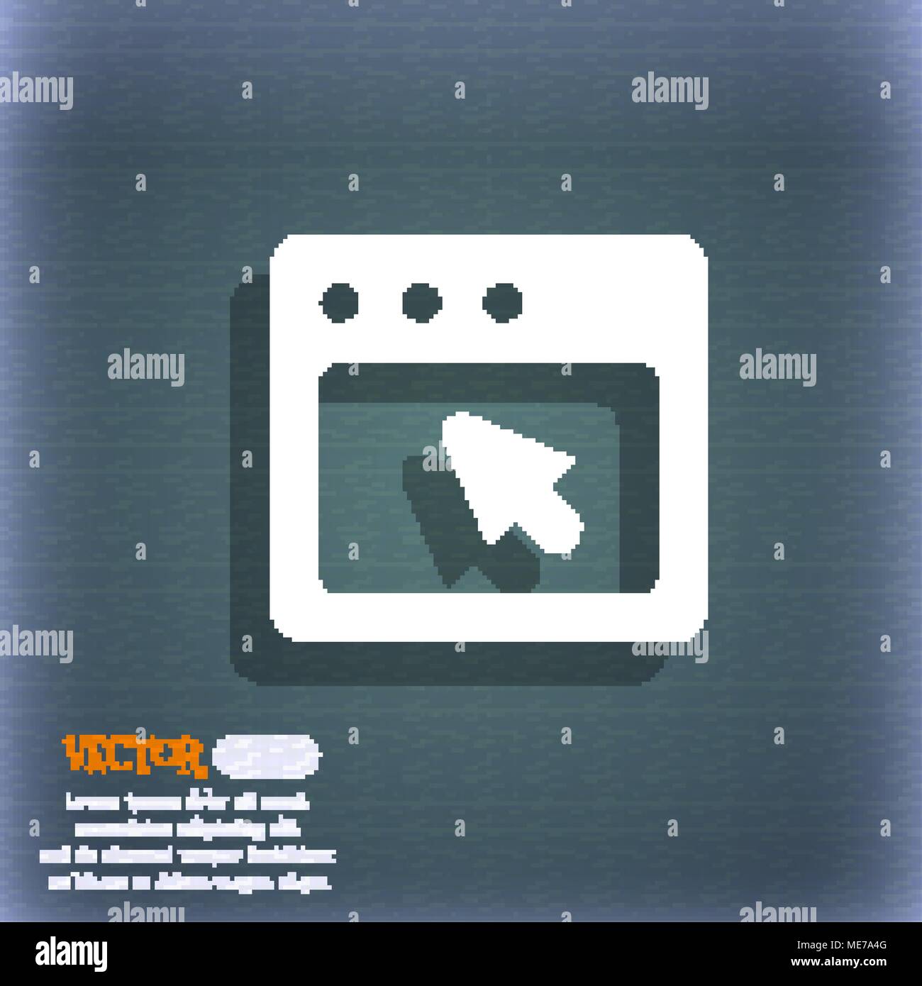 the dialog box icon symbol on the blue-green abstract background with ...