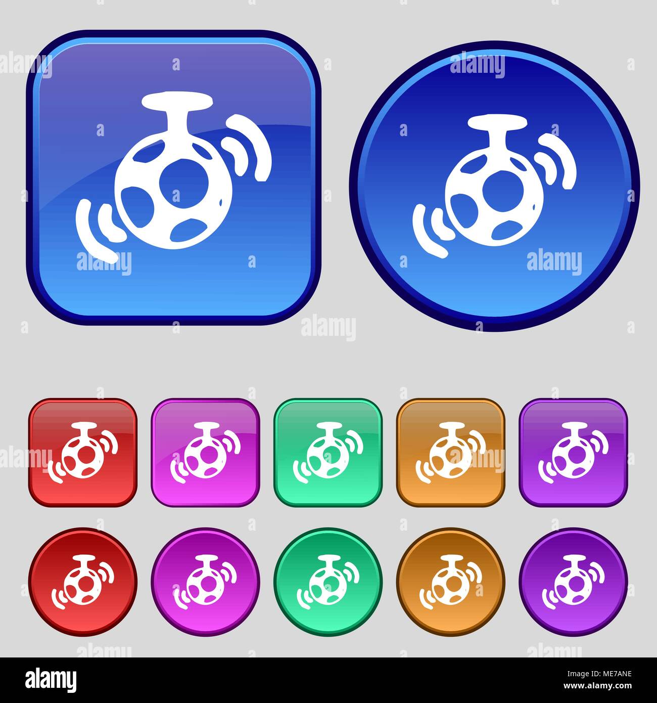 mirror ball disco icon sign. A set of twelve vintage buttons for your ...