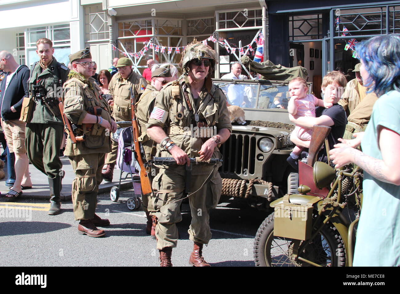 Forties military festival in Colwyn Bay,Wales Stock Photo - Alamy