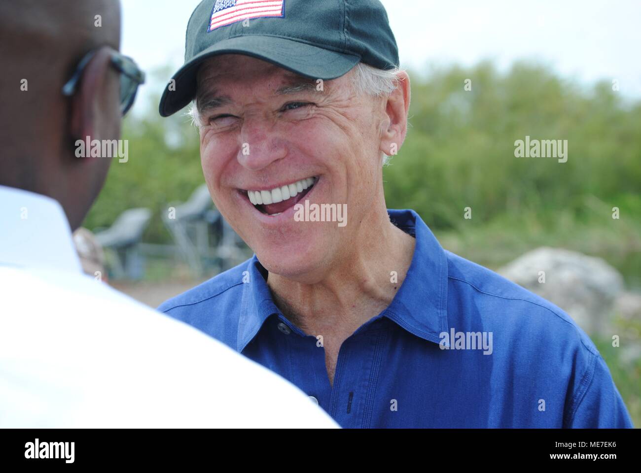 U.S. Army Corps of Engineers Project Manager Tim Brown (left) speaks ...