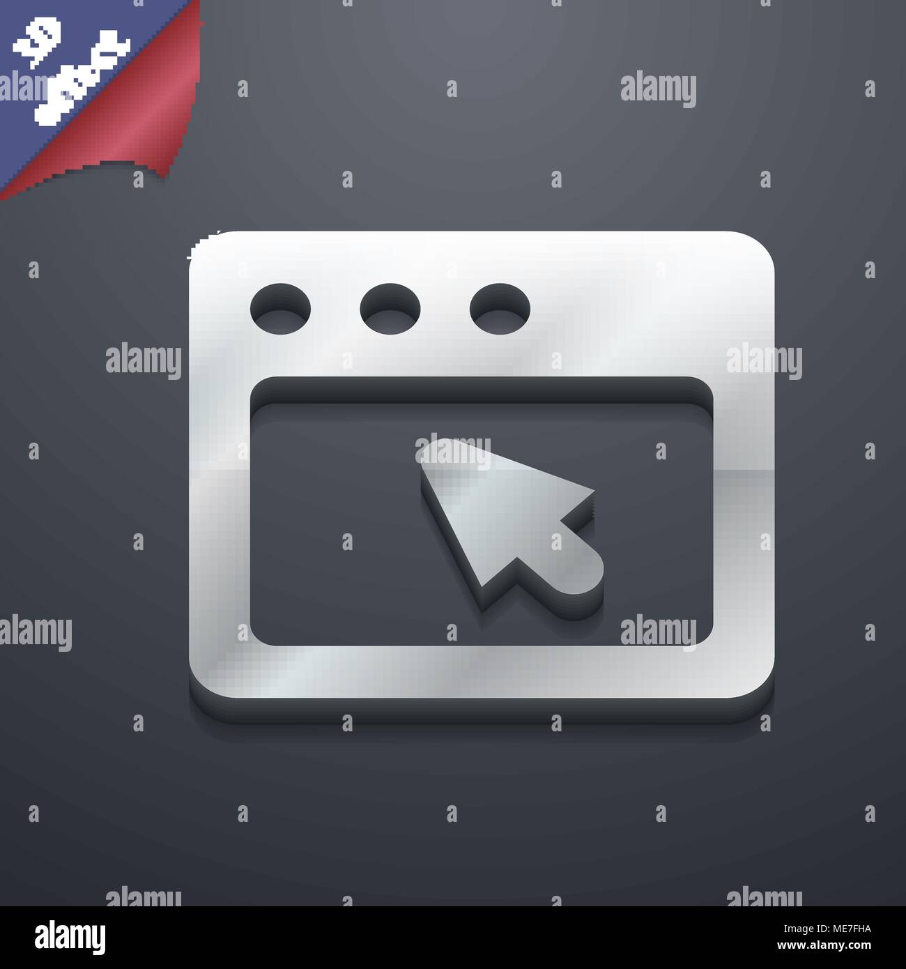 the dialog box icon symbol. 3D style. Trendy, modern design with space ...