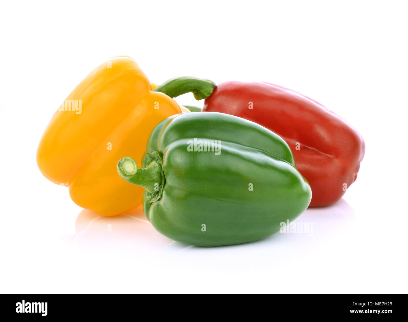 pepper on white background Stock Photo - Alamy