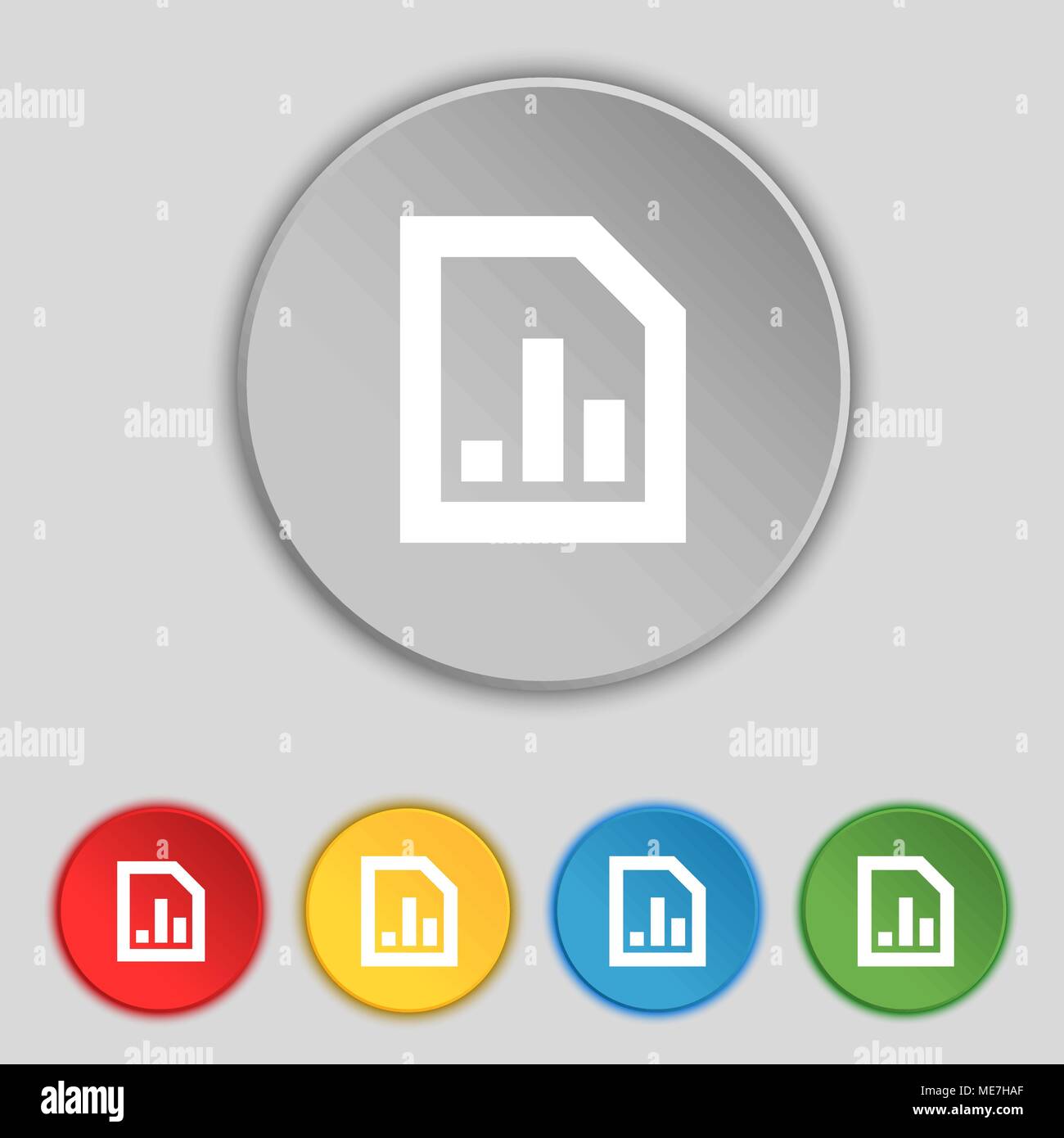 Growth and development concept. graph of Rate icon sign. Symbol on five ...