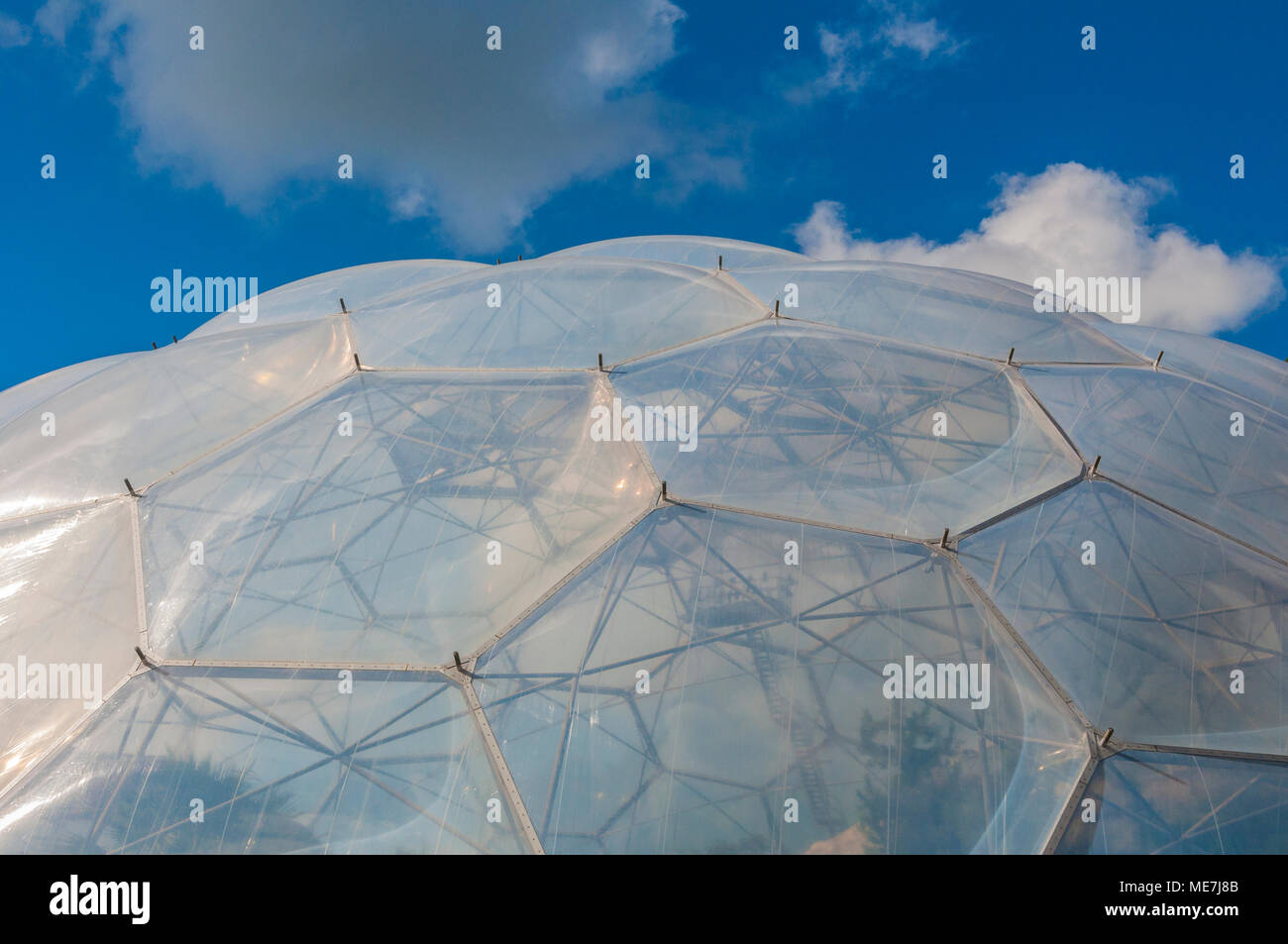 General Views of the Rainforest Biome, Eden Project, St Austell ...