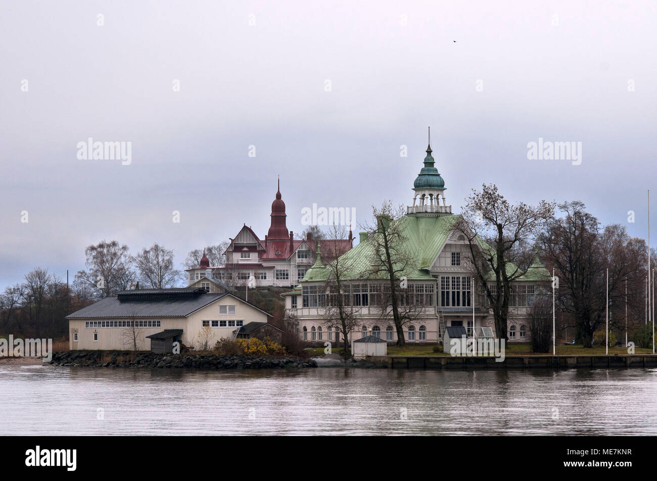The yacht harbour of Valkosaari Helsinki Finland Scandinavia Europe ...