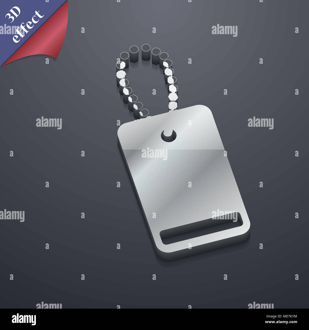 army chains icon symbol. 3D style. Trendy, modern design with space for ...