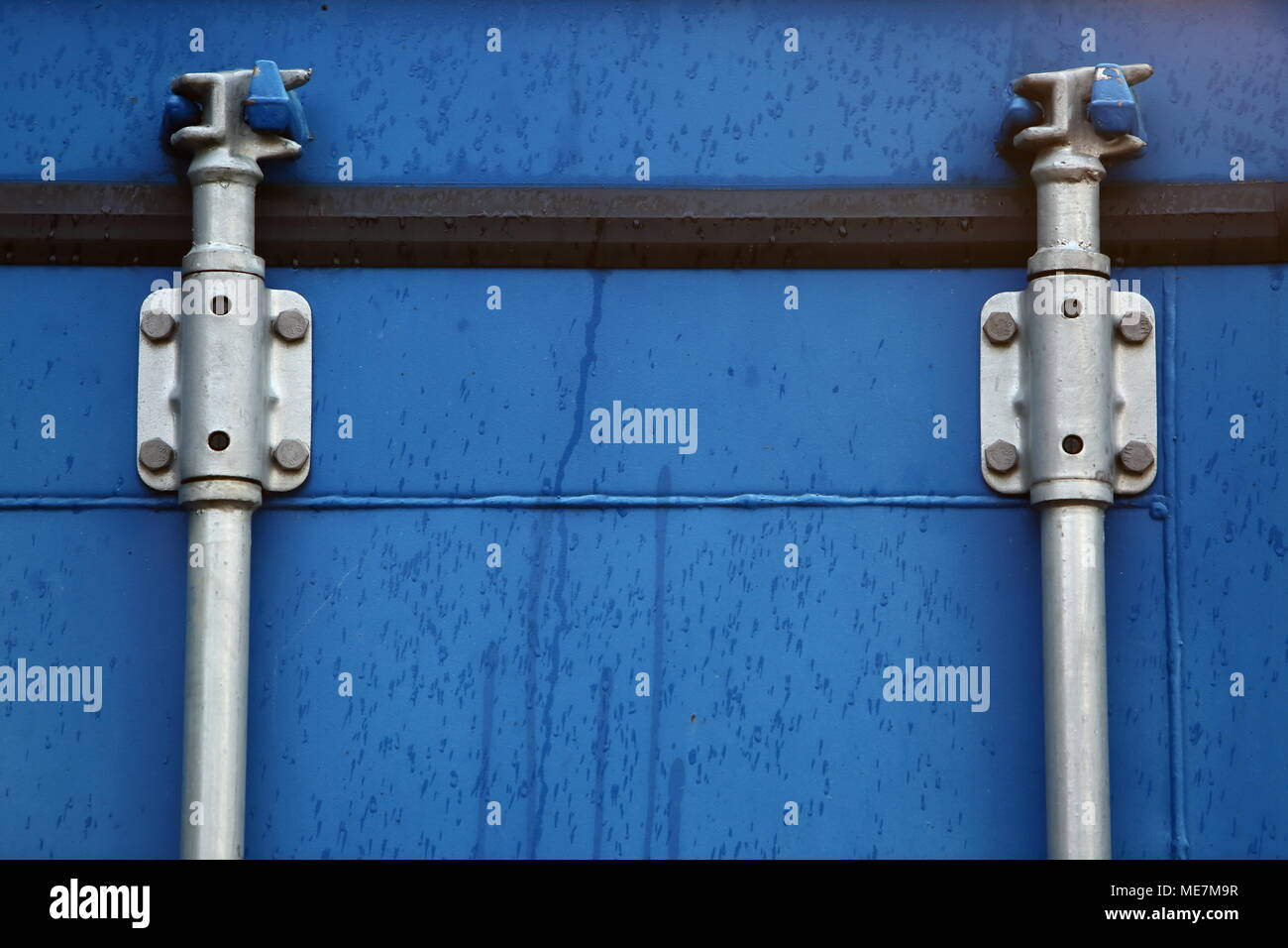 Closures used in transport containers Stock Photo - Alamy