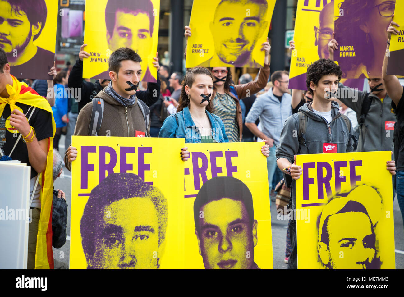 Catalan communist movement hi-res stock photography and images - Alamy