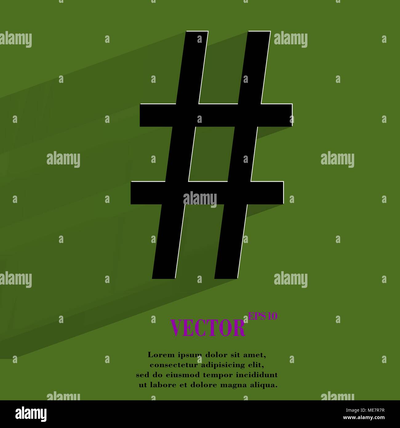 sharp. Flat modern web button with long shadow and space for your text ...