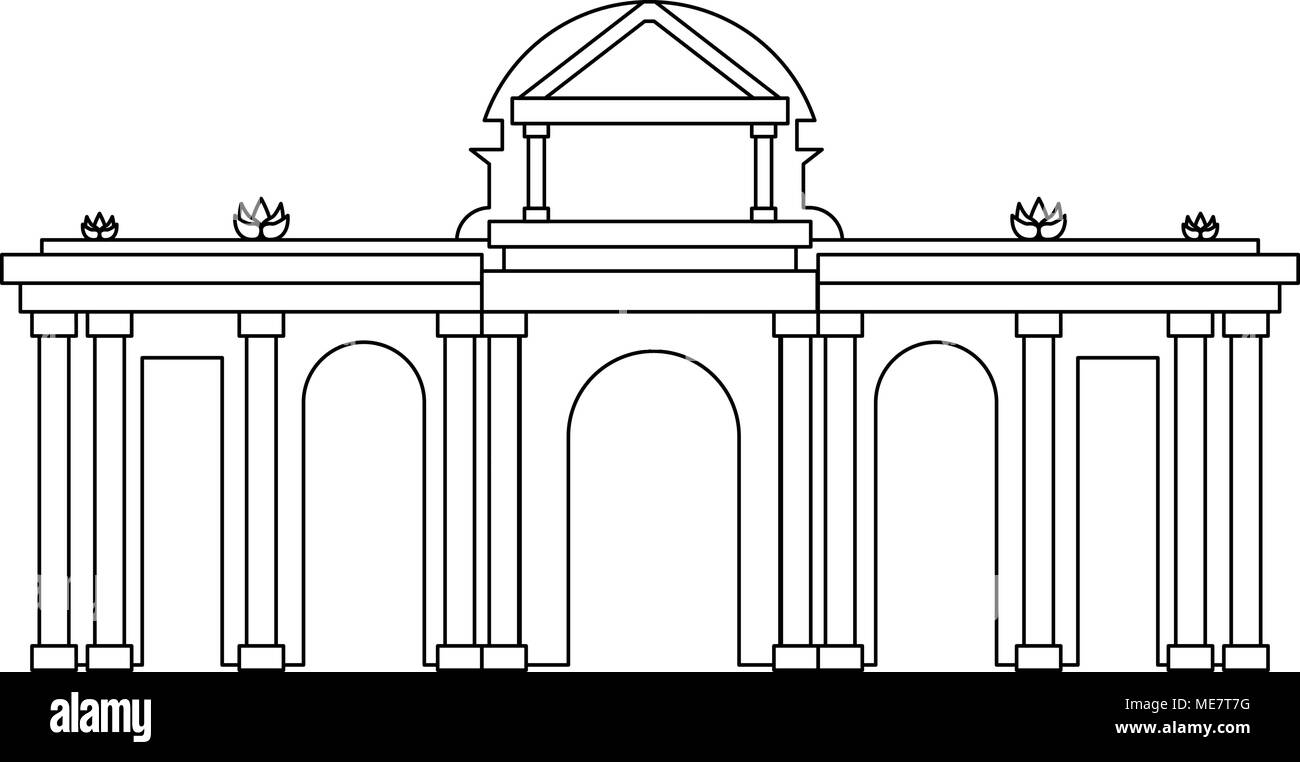 Greece athens parthenon on Stock Vector Images - Alamy