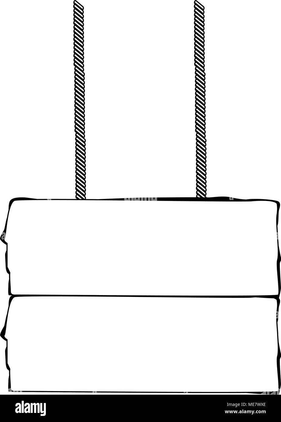 Hanging signpost Black and White Stock Photos & Images - Alamy