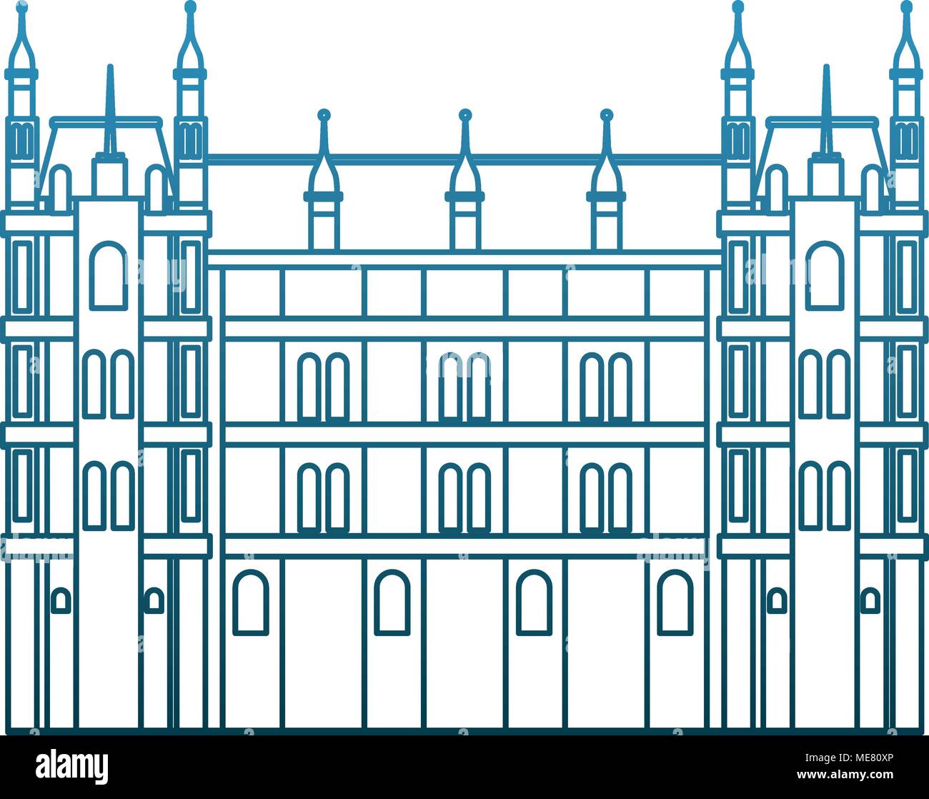 Historical architecture lines Stock Vector Images - Alamy