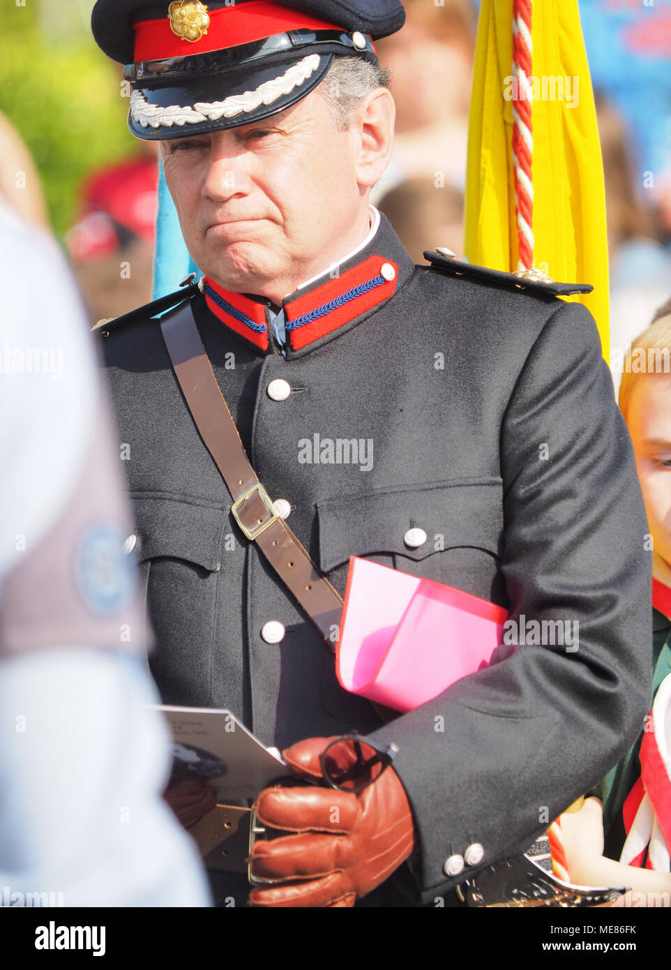 Sheerness, Kent, UK. 21st April, 2018. A new memorial to leading WW1 ...