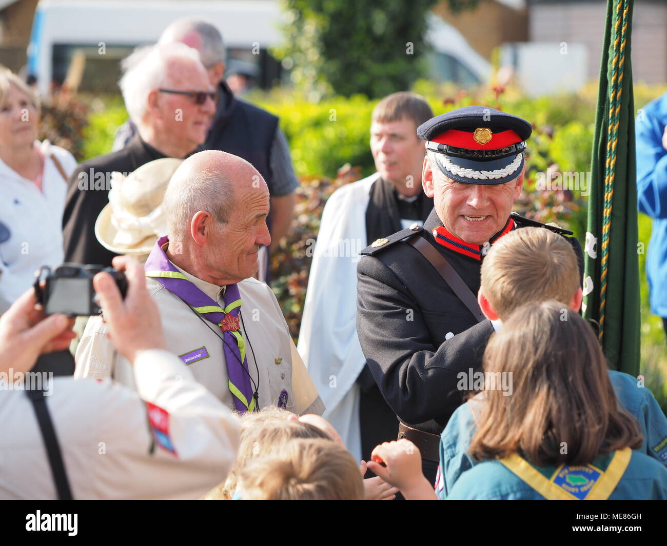 Sheerness, Kent, UK. 21st April, 2018. A new memorial to leading WW1 ...