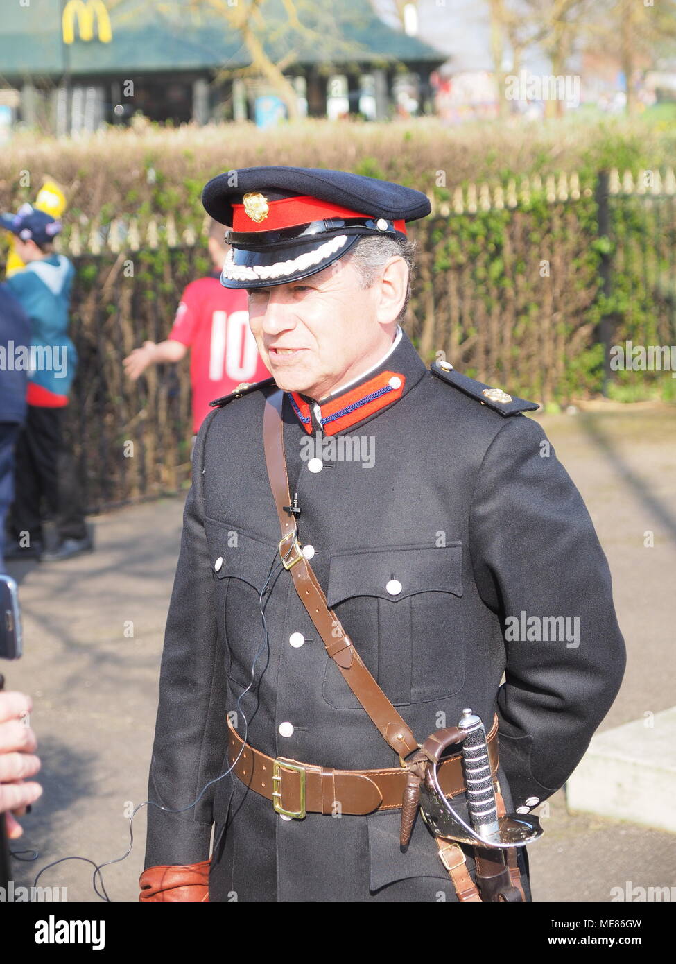Sheerness, Kent, UK. 21st April, 2018. A new memorial to leading WW1 ...