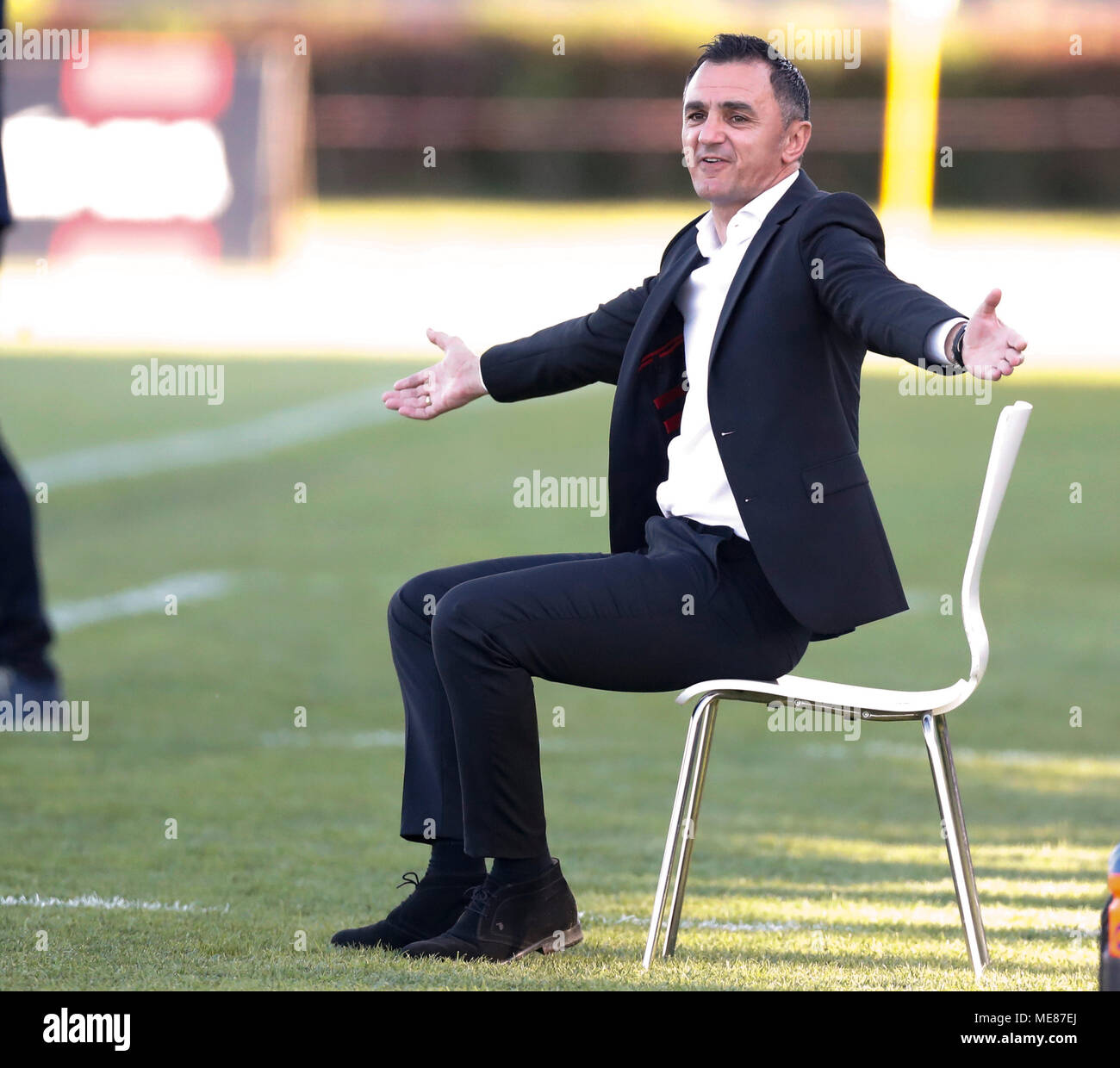Football manager chair hi-res stock photography and images - Alamy