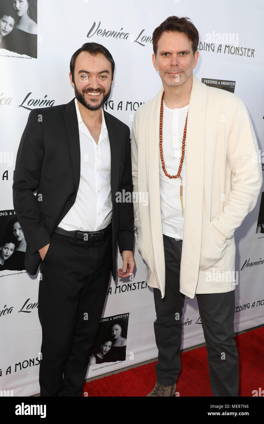 Los Angeles, California, USA. 20th April, 2018. Chris Levine and Devin ...