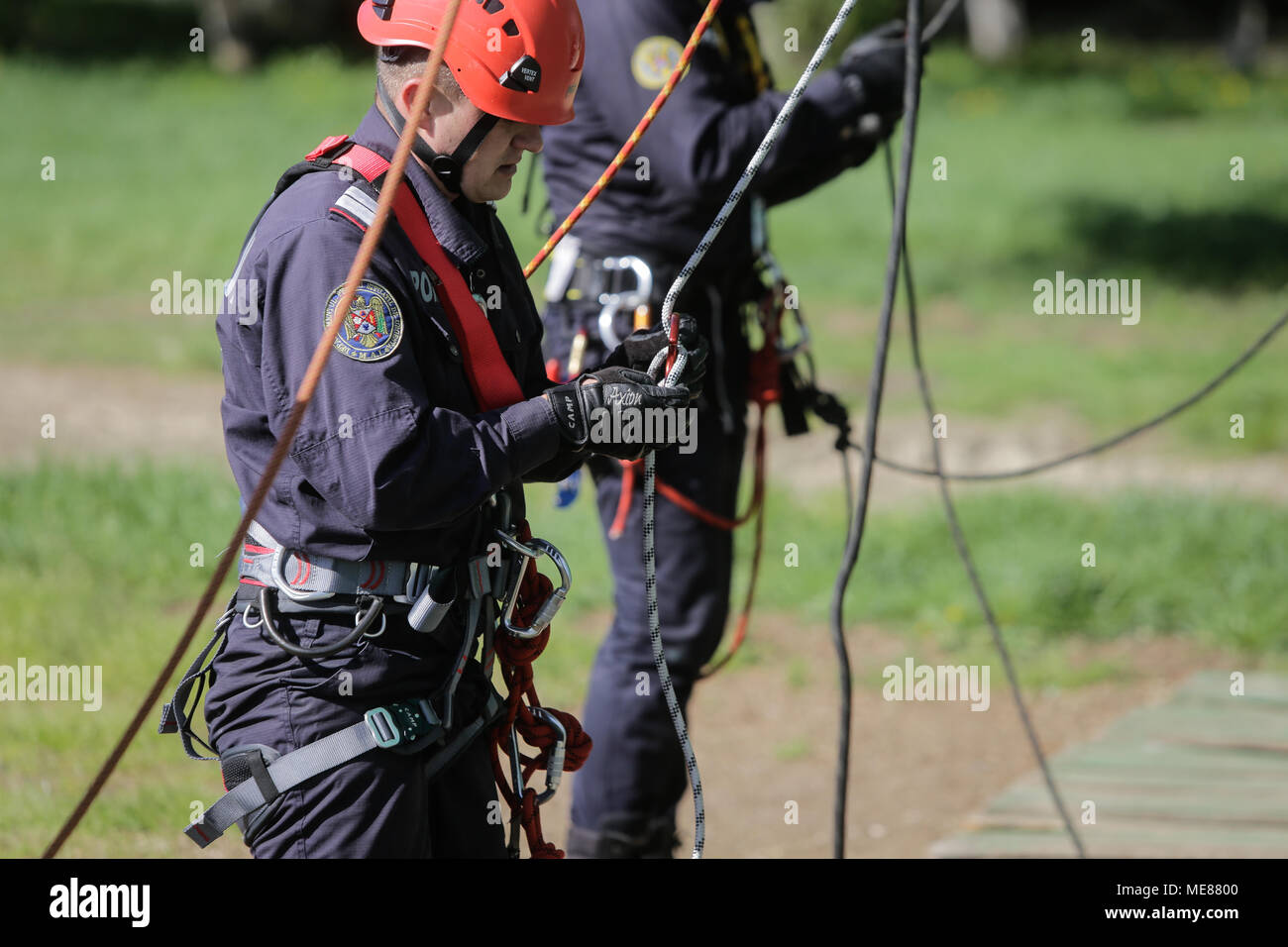 Firefighter firefighters racing hi-res stock photography and images - Alamy