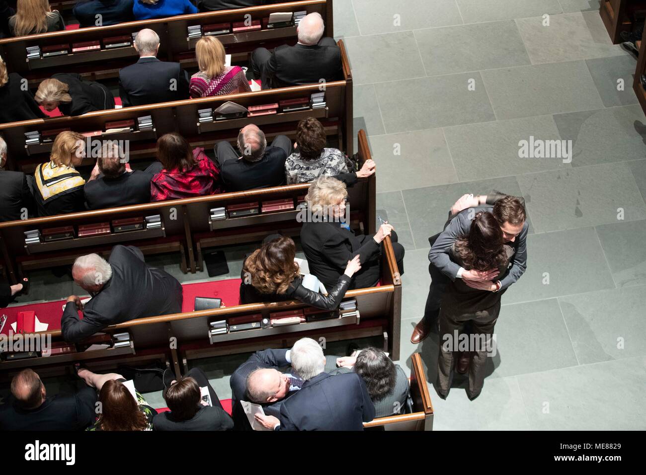 Funeral service for former First Lady Barbara Bush at St. Martin's ...