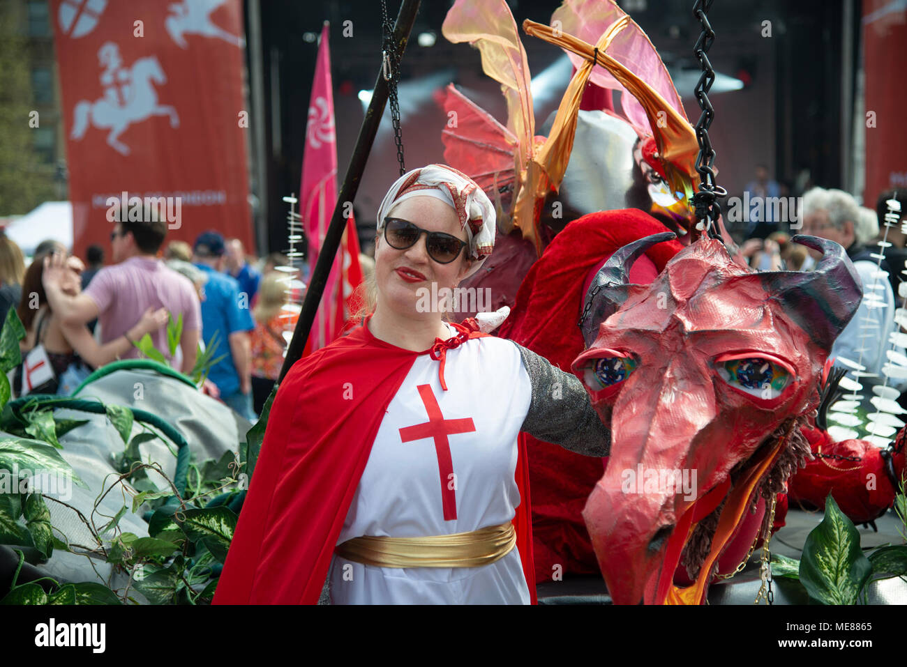 St. George's Day - Feast of St. George Stock Photo - Alamy
