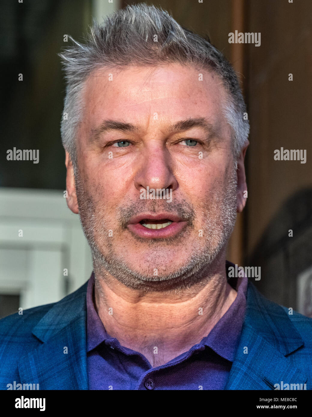 New York, USA, 21 April 2018. Actor Alec Baldwin attends the premiere ...