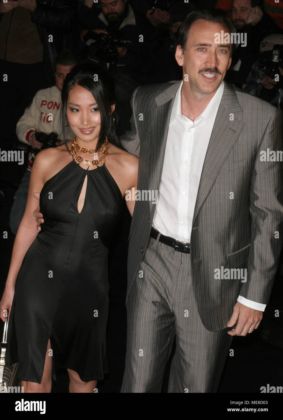 New York City, USA. 01st Jan, 2006. NICOLAS CAGE AND WIFE ALICE KIM ...