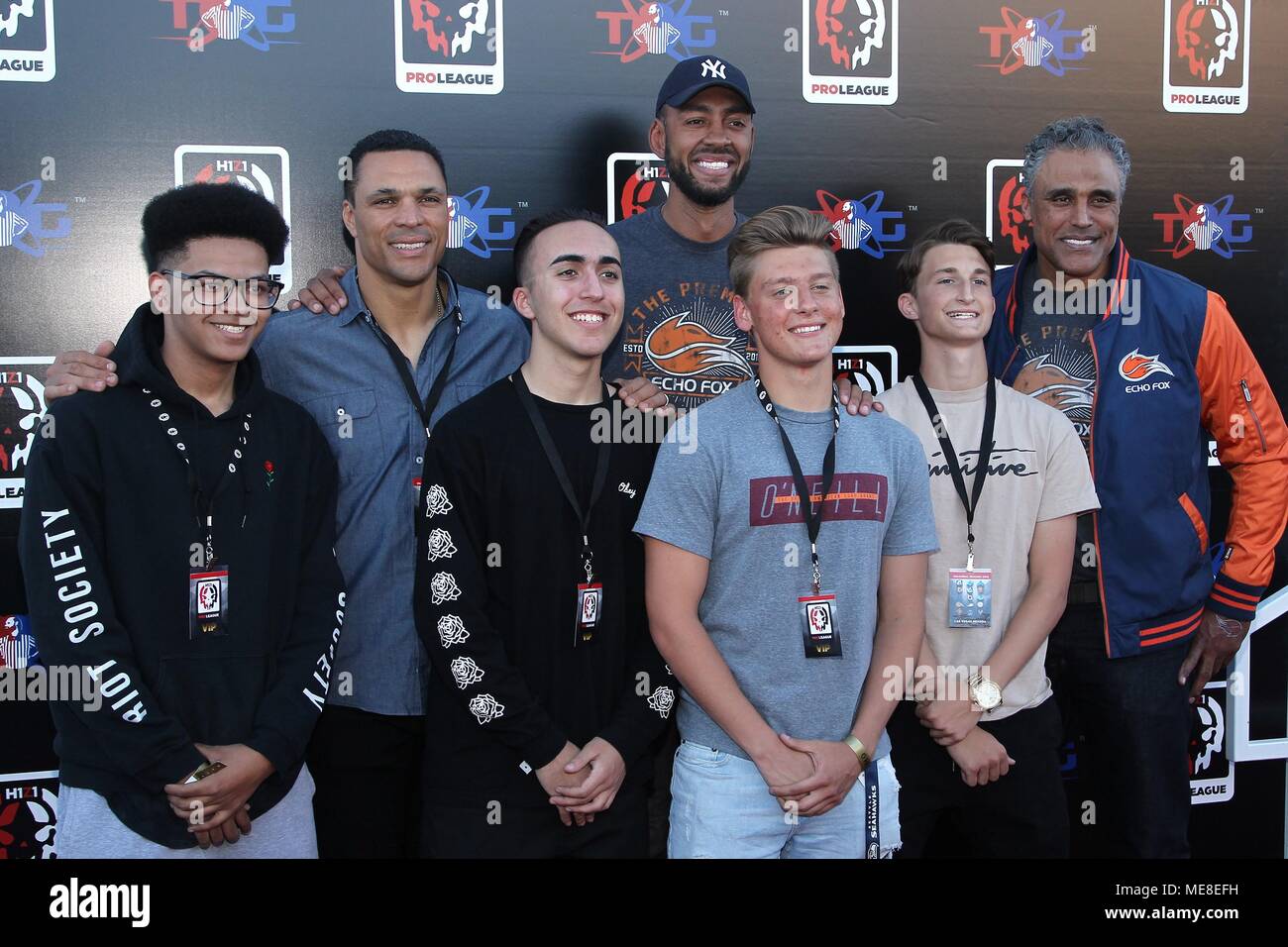 Jared jeffries and rick fox with guests hi-res stock photography and ...