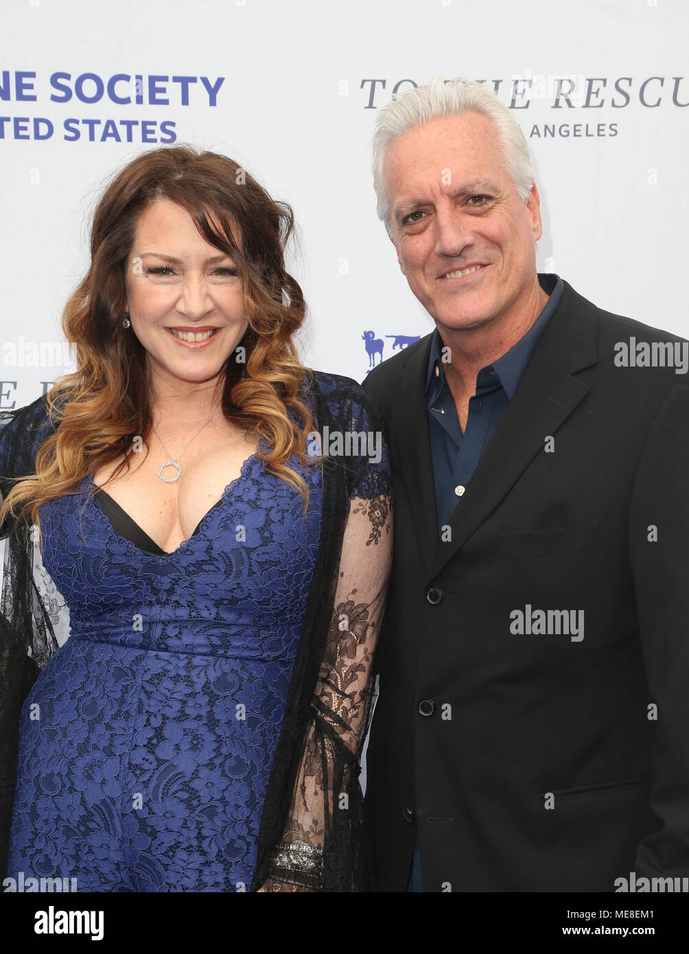 Los Angeles, California, USA. 21st Apr, 2018. Joely Fisher, Christopher ...