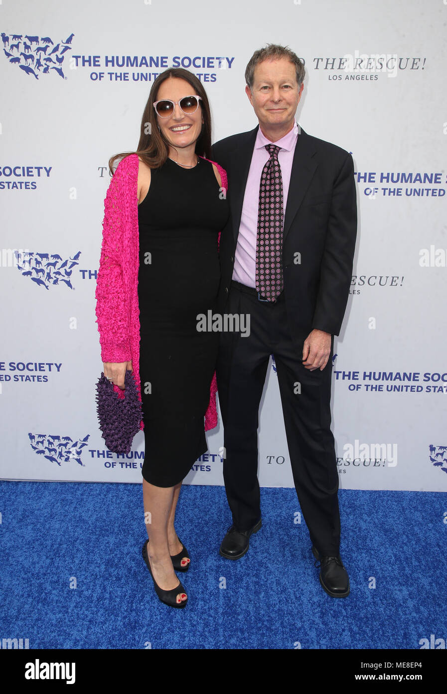 Los Angeles, California, USA. 21st Apr, 2018. Deborah Mackey, John ...