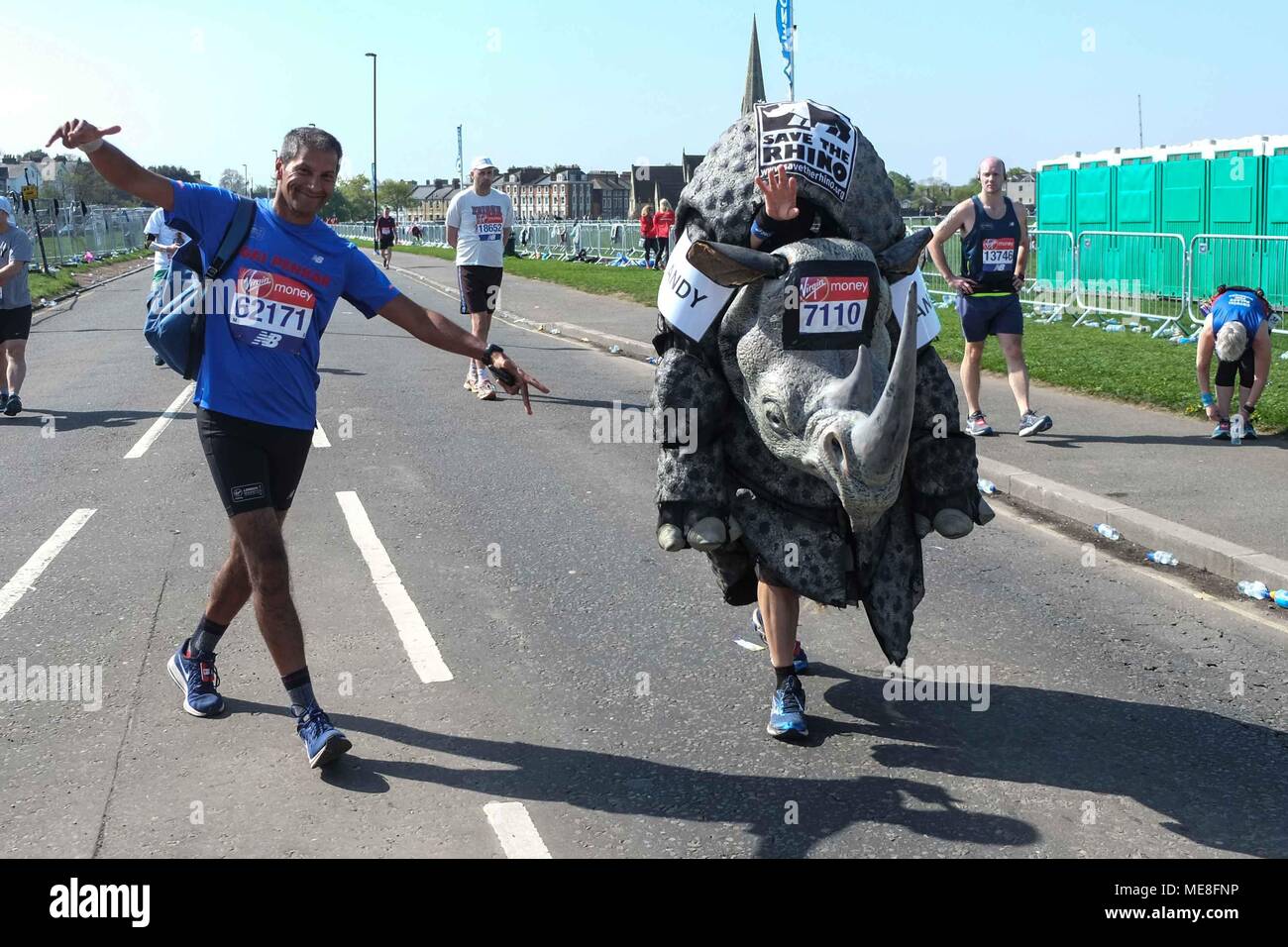 Rhino marathon uk hi-res stock photography and images - Alamy