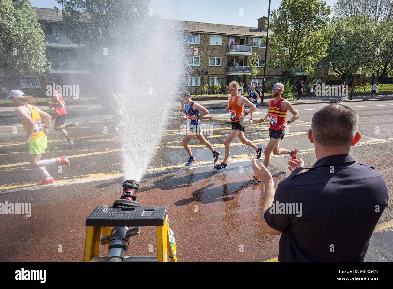London, UK. 22nd April, 2018. Deptford fire station provides much ...
