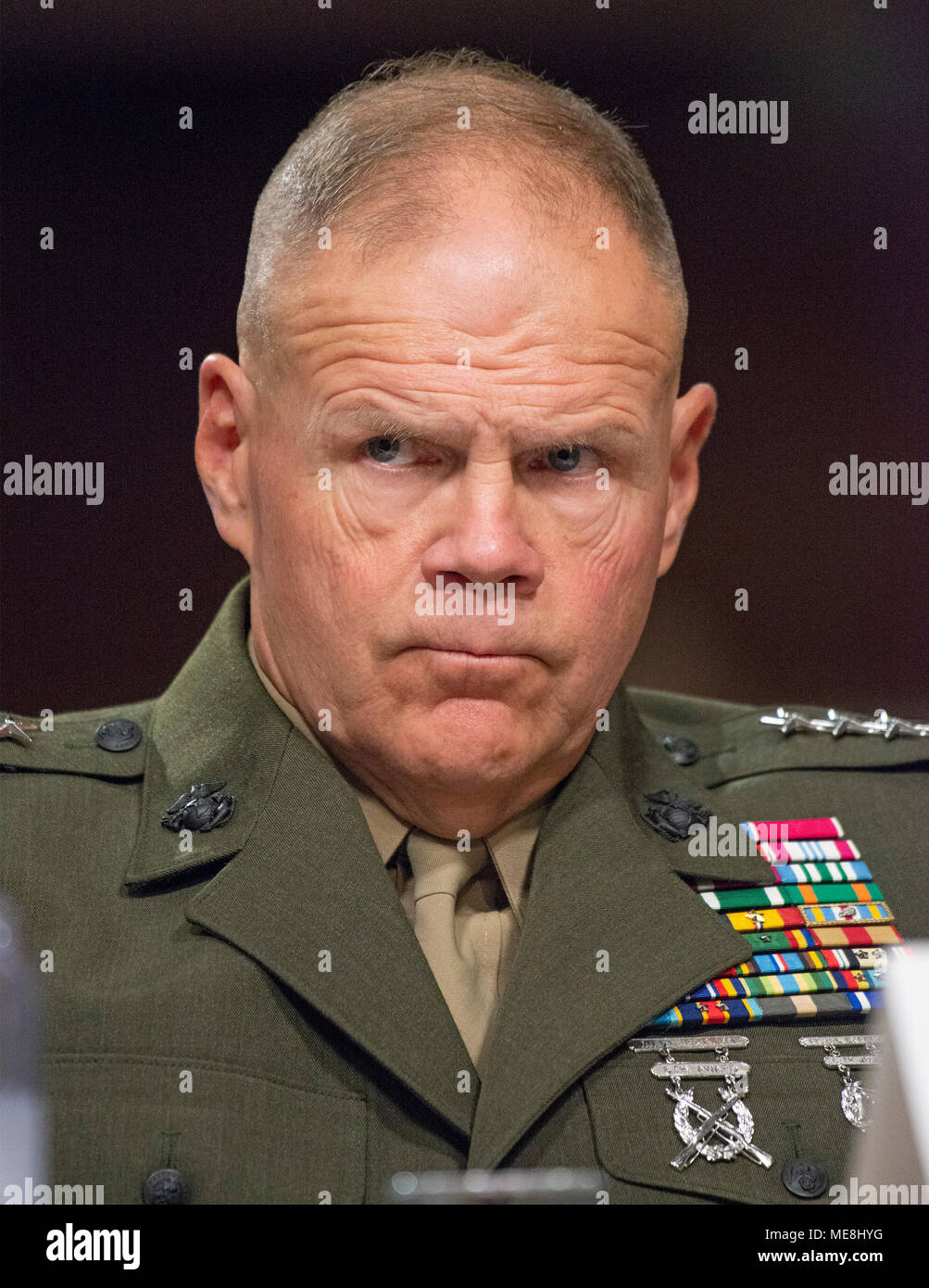 United States Marine Corps General Robert B. Neller, Commandant of the ...
