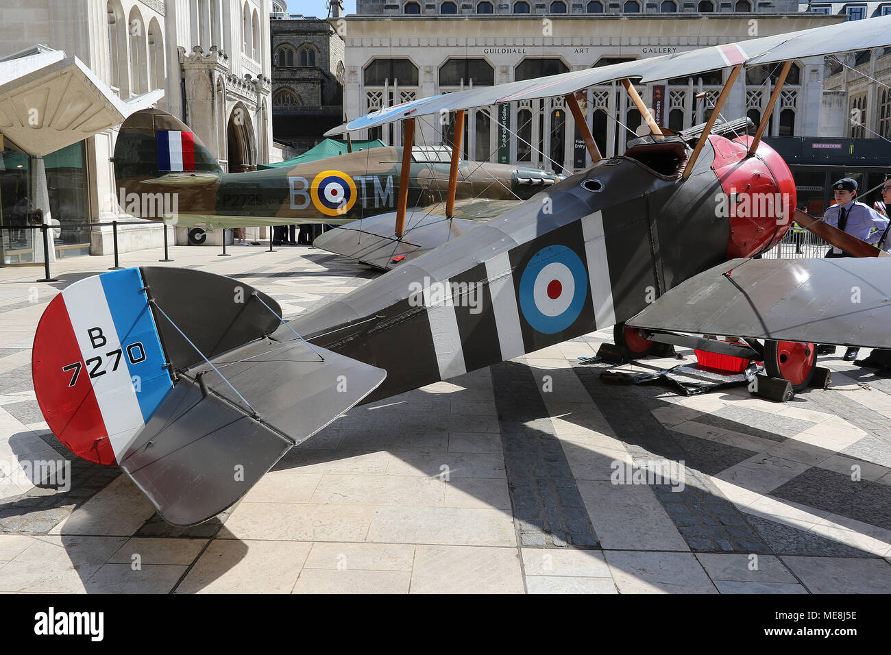 London, UK, 22 April 2018. Celebrating 100 years of the Royal Air Force ...